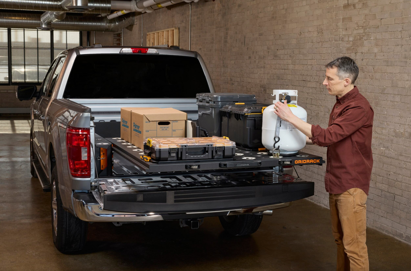 GRIDRACK™ Truck and Garage Platforms For Vehicle Optimization